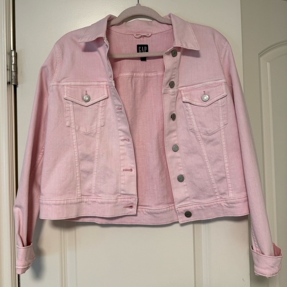 GAP | Jackets & Coats | Gap Pink Denim Jacket | Poshmark